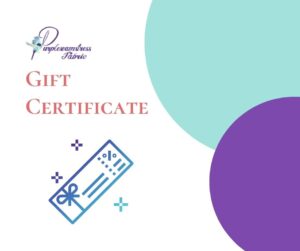 Gift Certificate – Fabric – Purpleseamstress Fabric