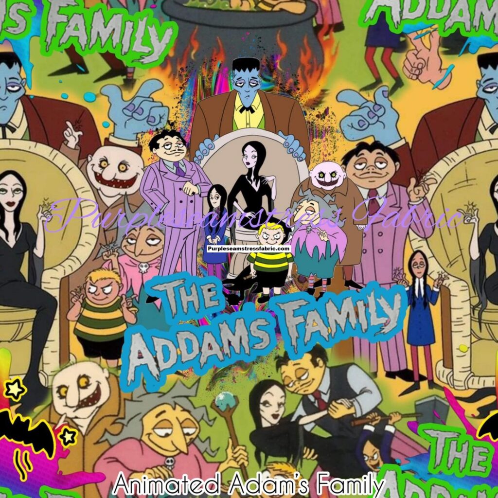 Animated Adam’s Family – Purpleseamstress Fabric