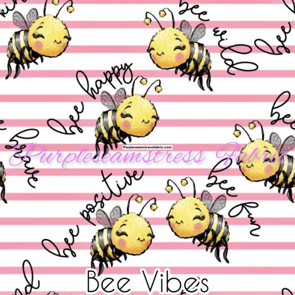 Bee Vibes Cotton Lycra – Purpleseamstress Fabric
