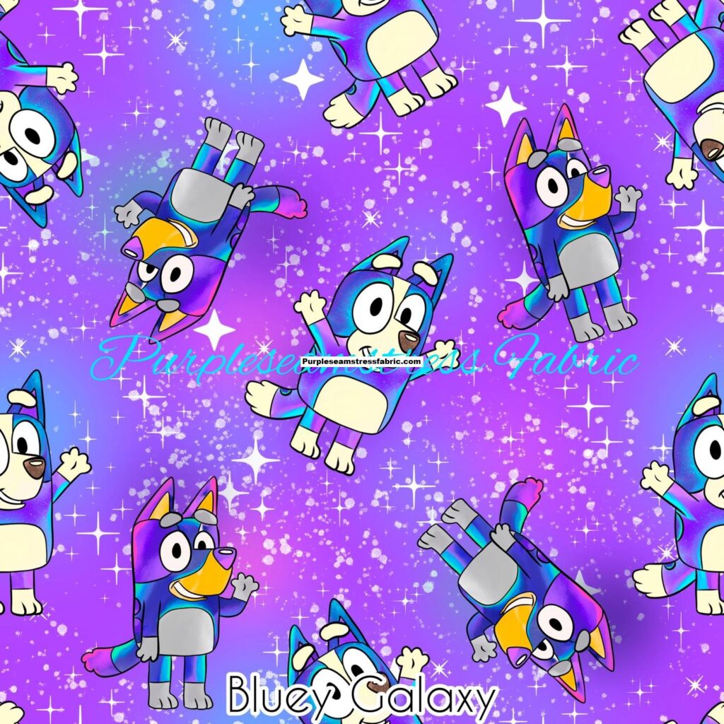Bluey Galaxy – Purpleseamstress Fabric