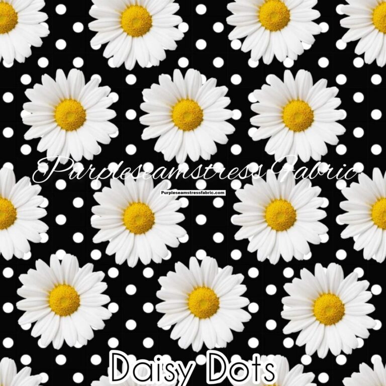 Daisy Dots – Purpleseamstress Fabric