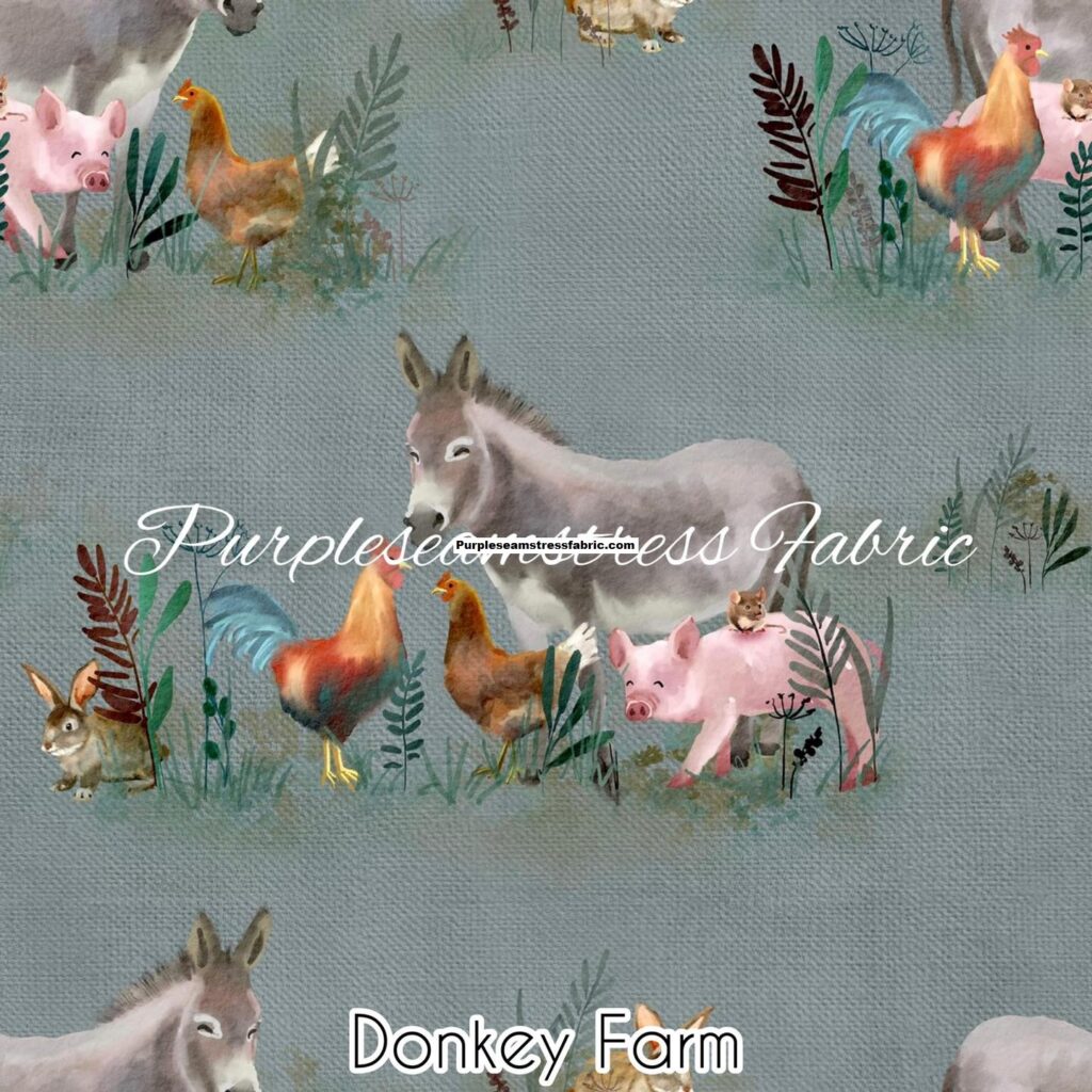Donkey Farm – Purpleseamstress Fabric