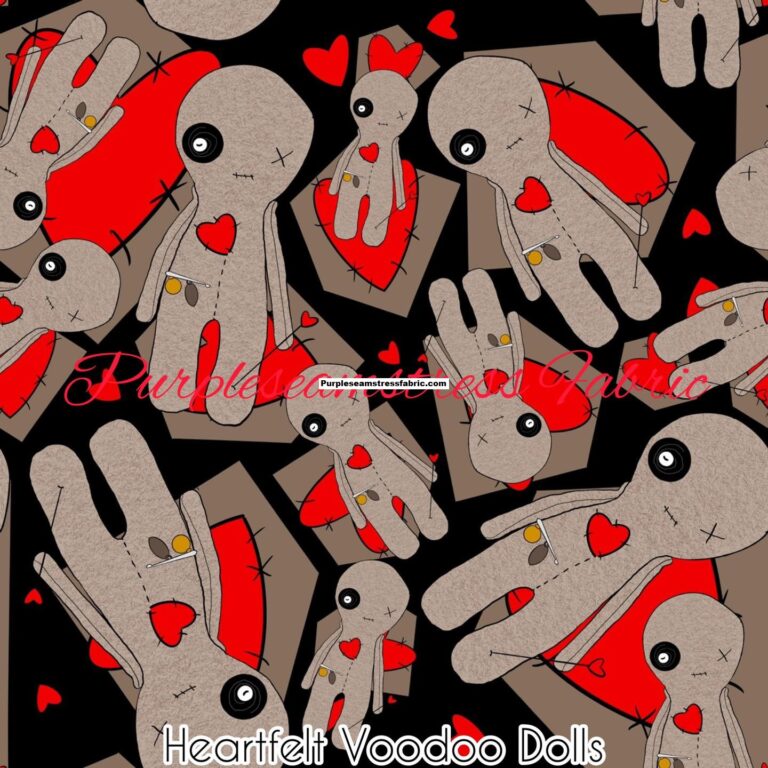 Heartfelt Voodoo Dolls – Purpleseamstress Fabric
