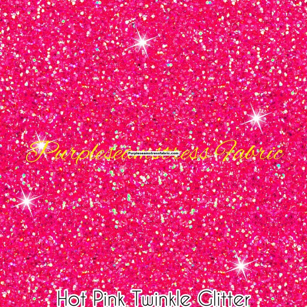 Faux Light Pink Twinkle Glitter – Purpleseamstress Fabric