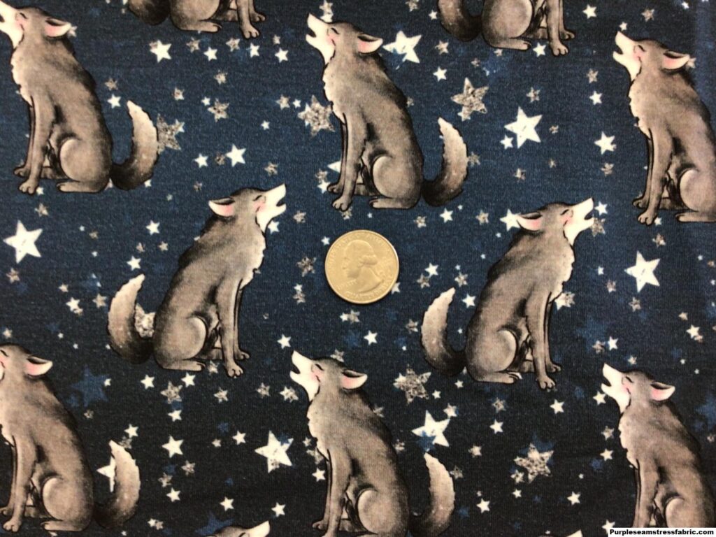 Howling Wolves – Fabric – Purpleseamstress Fabric