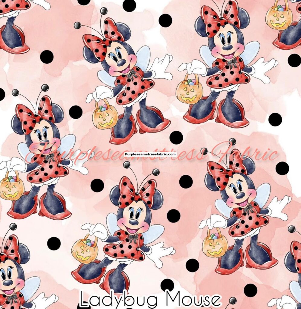 Lady Bug Mouse – Purpleseamstress Fabric