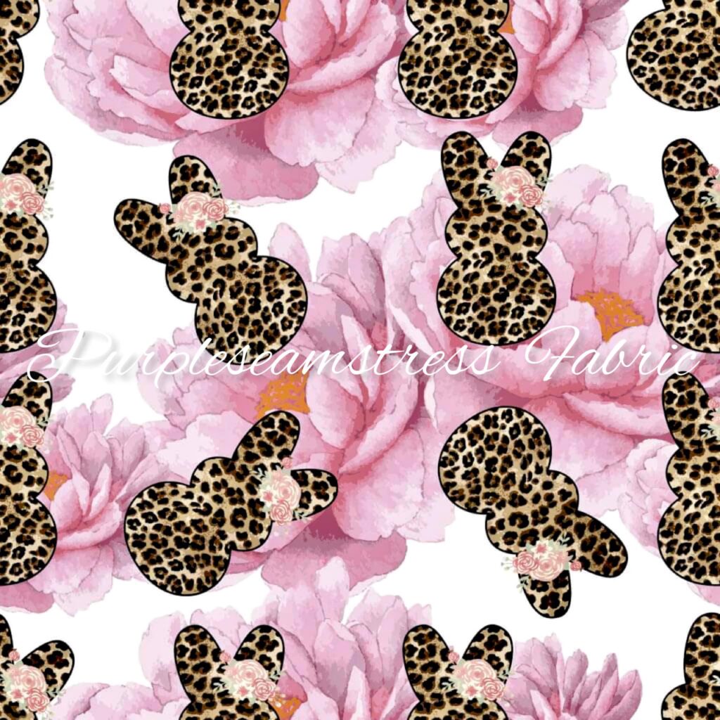 Leopard Bunny Peeps – Purpleseamstress Fabric