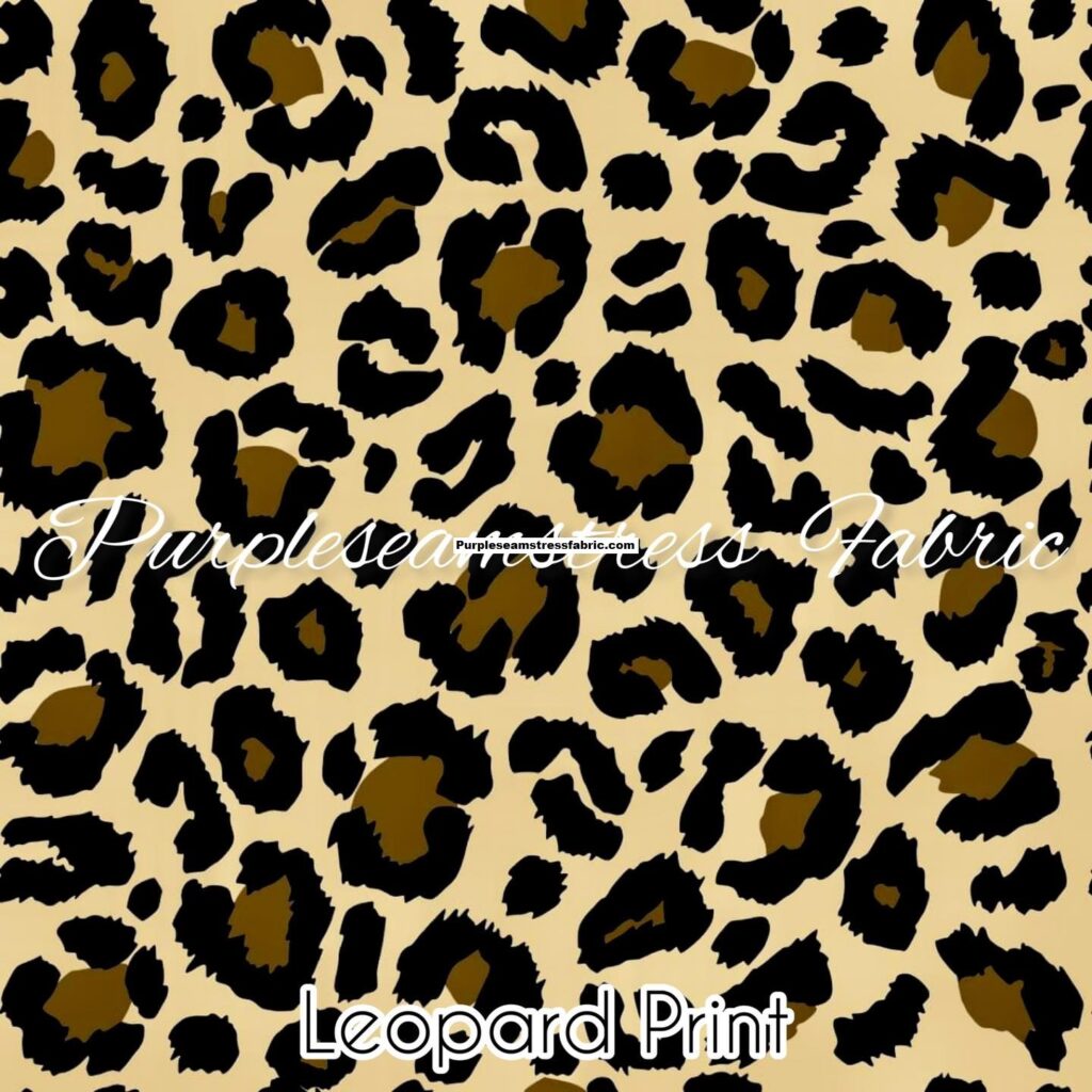 Leopard Print – Fabric – Purpleseamstress Fabric