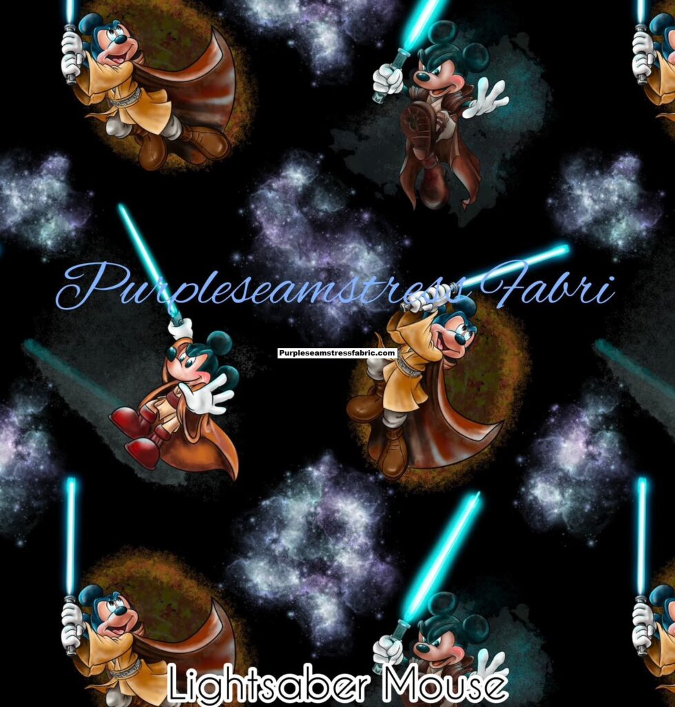 Lightsaber Mouse – Purpleseamstress Fabric