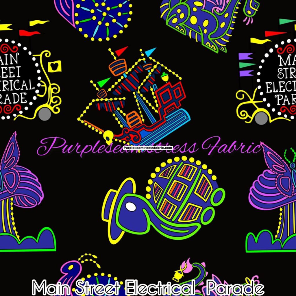 Main Street Electrical Parade – Fabric – Purpleseamstress Fabric