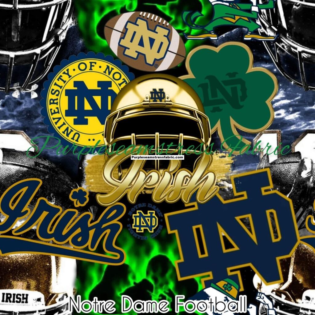 Notre Dame Football – Fabric – Purpleseamstress Fabric
