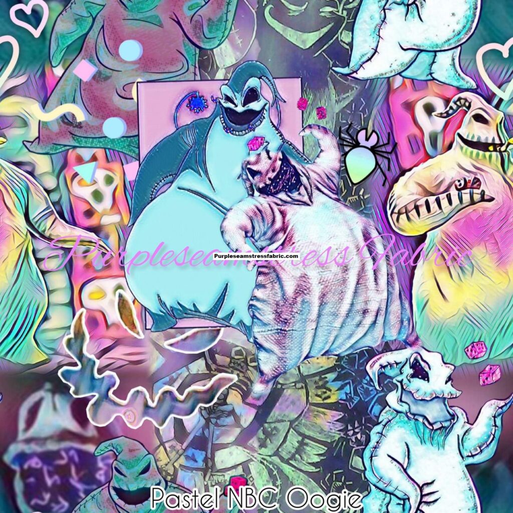 Pastel NBC Oogie – Fabric – Purpleseamstress Fabric