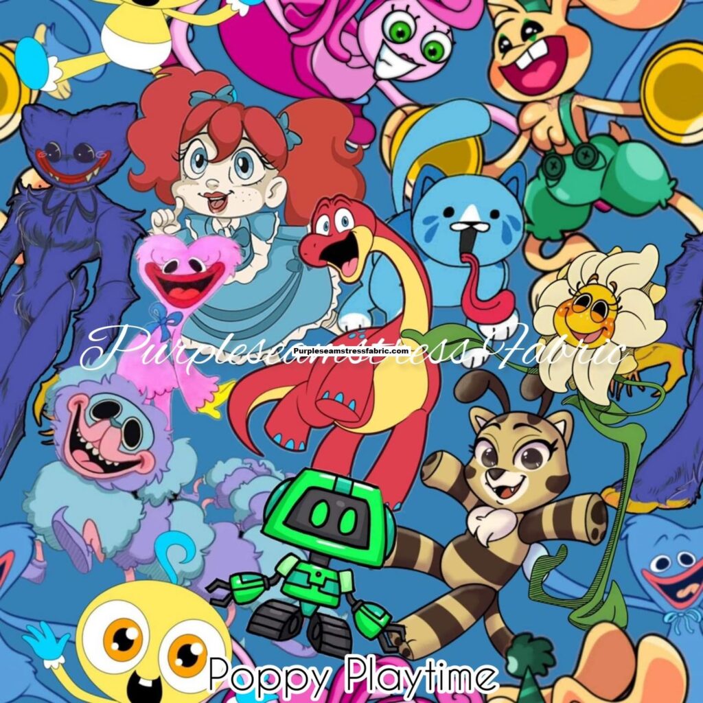 Poppy Playtime – Fabric – Purpleseamstress Fabric