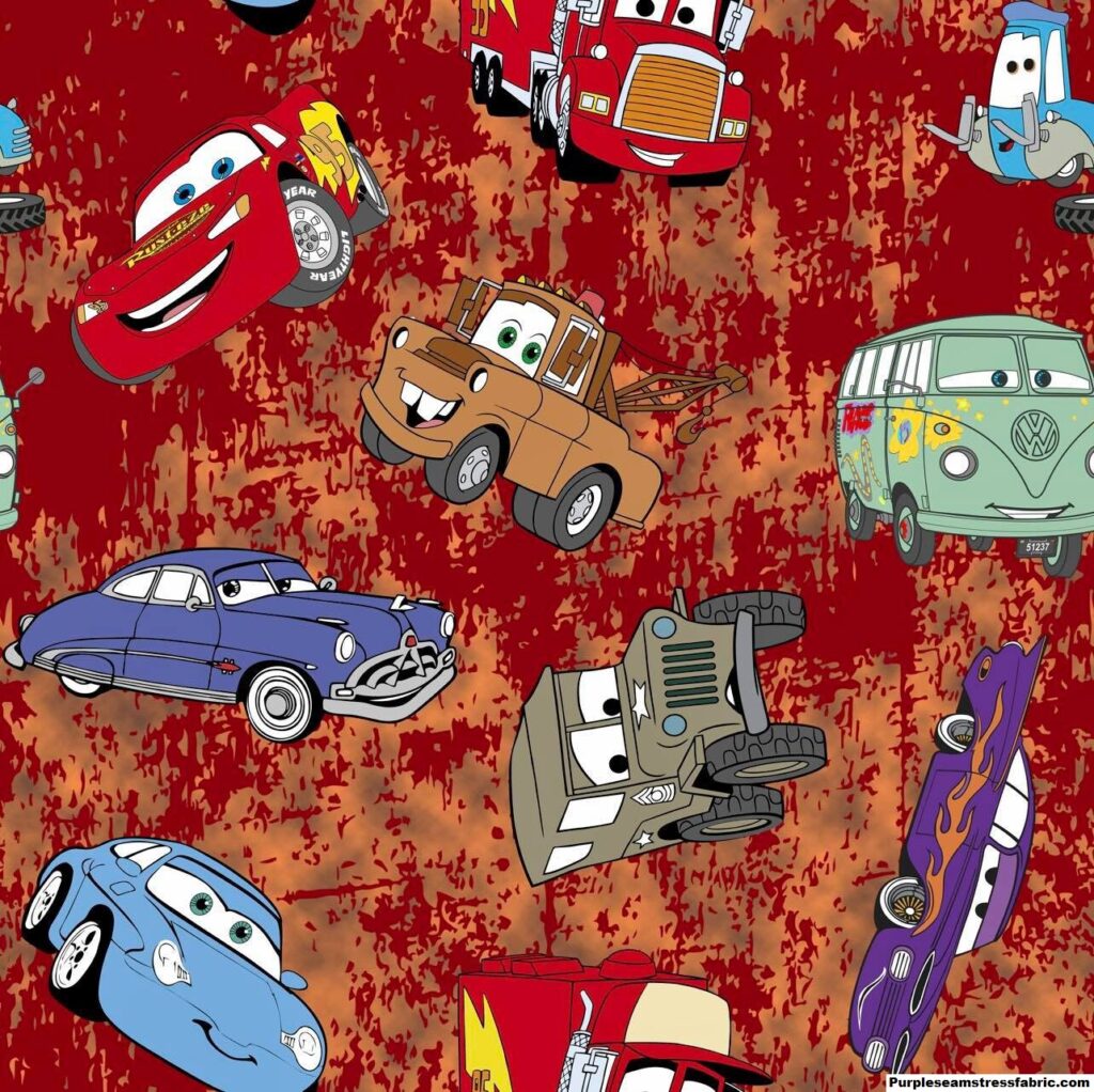 Life in Radiator Springs – Fabric – Purpleseamstress Fabric