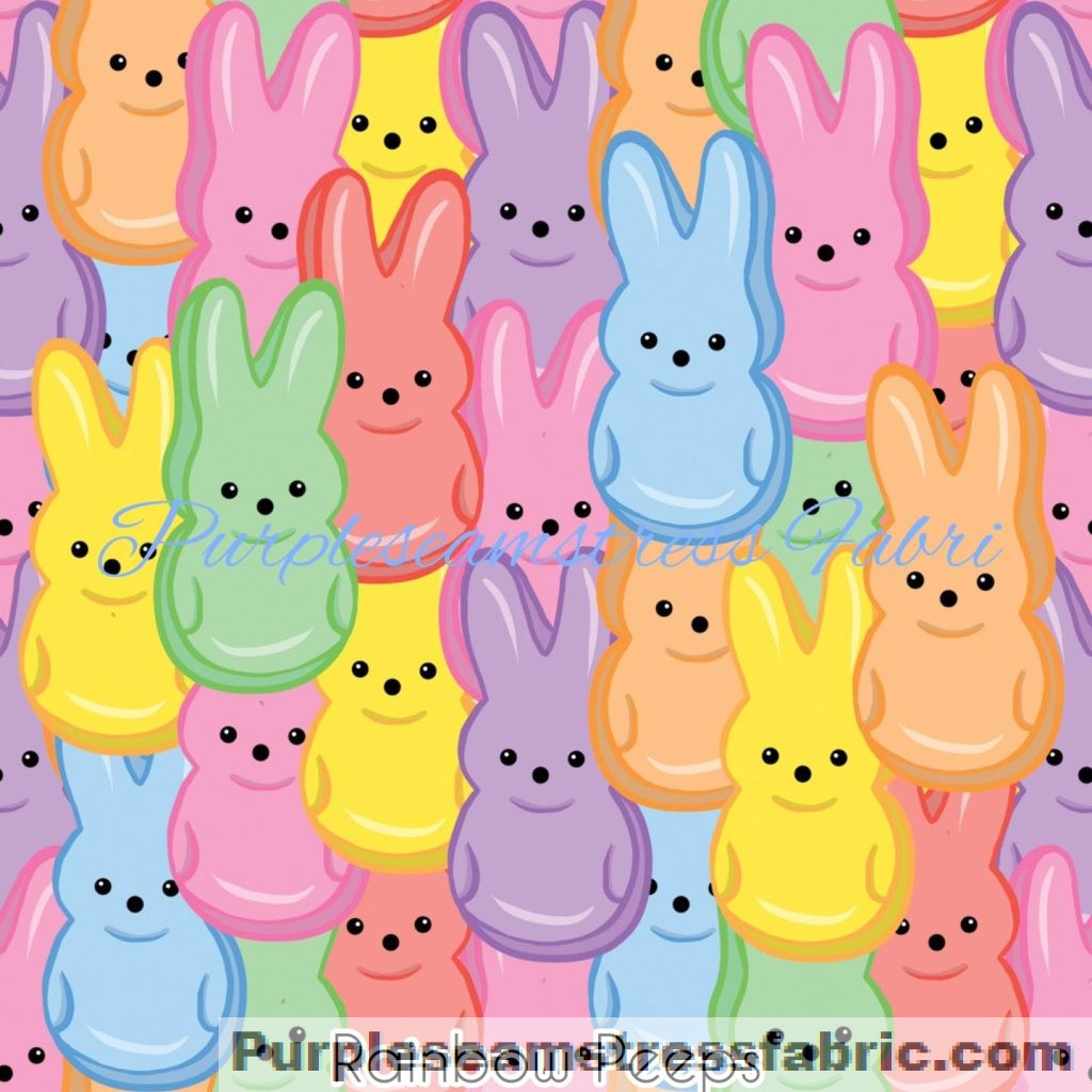 Rainbow Peeps – Purpleseamstress Fabric