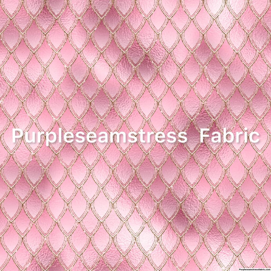 Smokey Pink Dragon Scales – Purpleseamstress Fabric