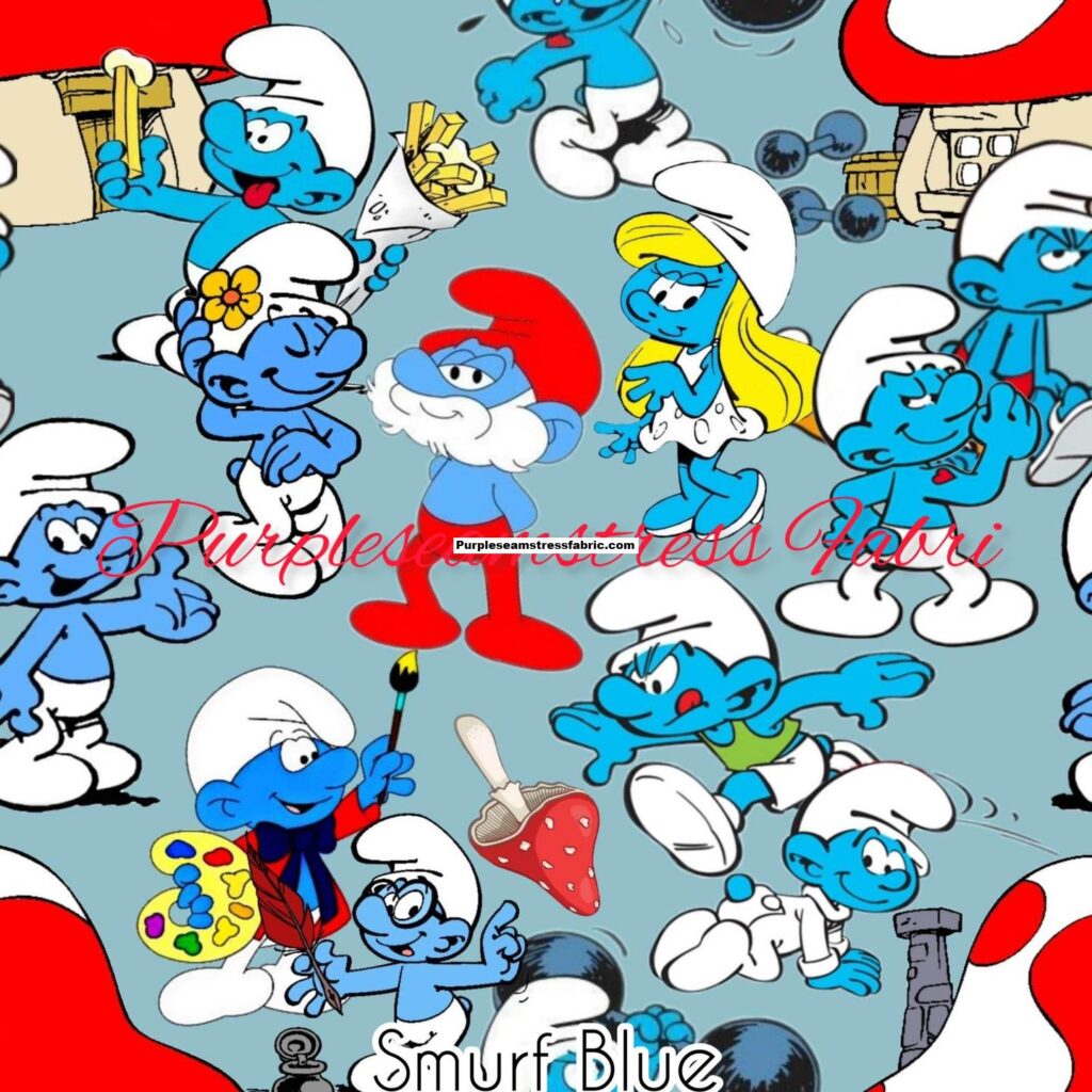Smurf Blue – Purpleseamstress Fabric