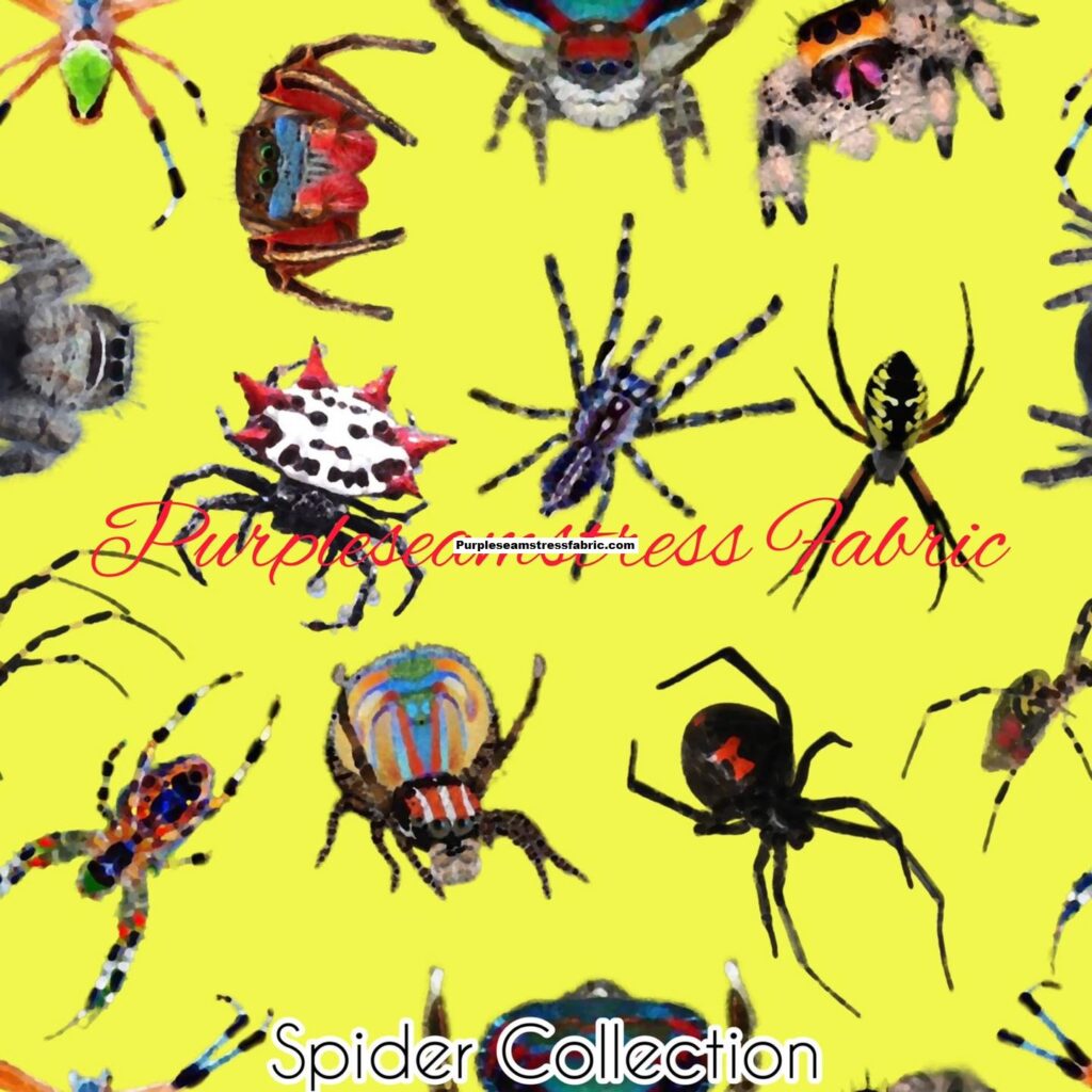 Spider Collection – Fabric – Purpleseamstress Fabric