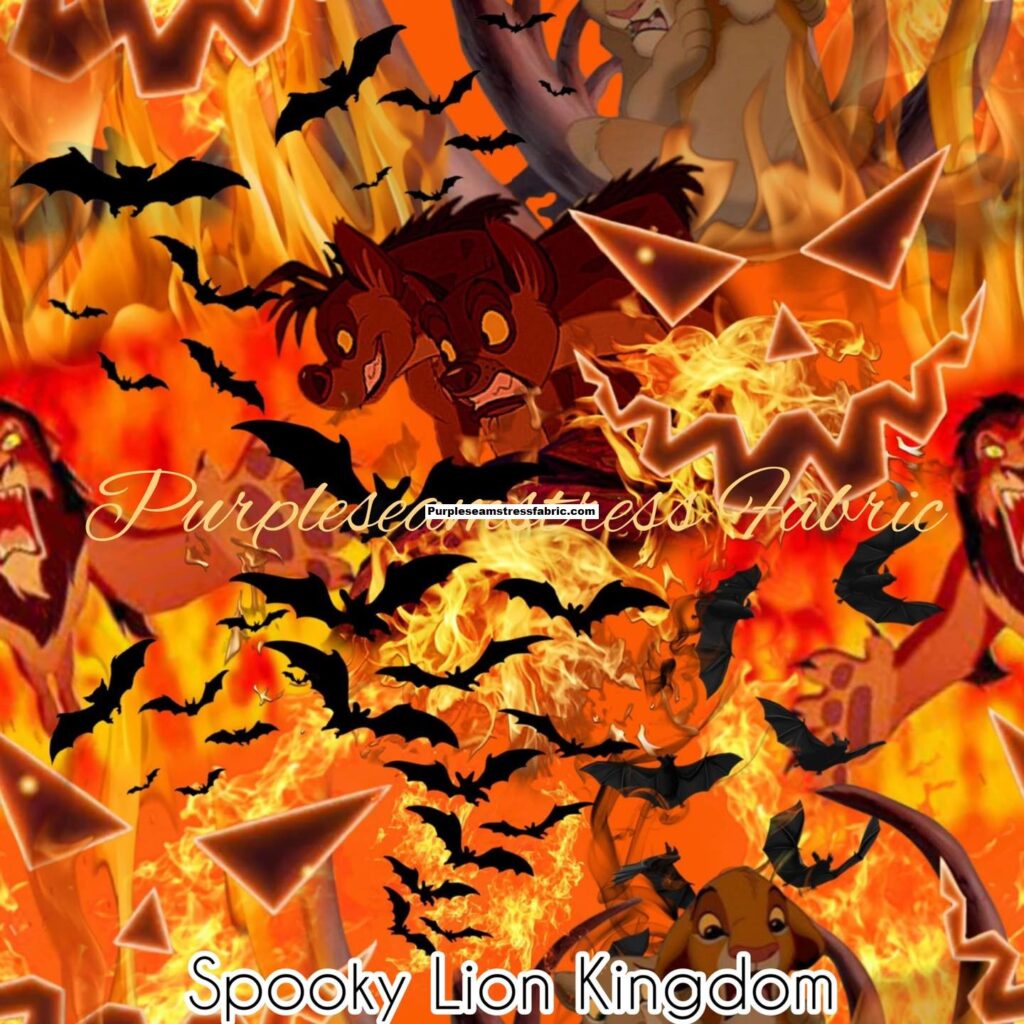 Spooky Lion Kingdom – Purpleseamstress Fabric