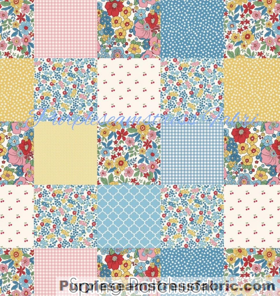 Spring Patchwork – Purpleseamstress Fabric