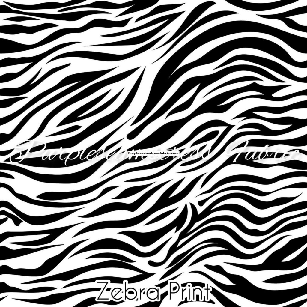 Zebra Print – Purpleseamstress Fabric