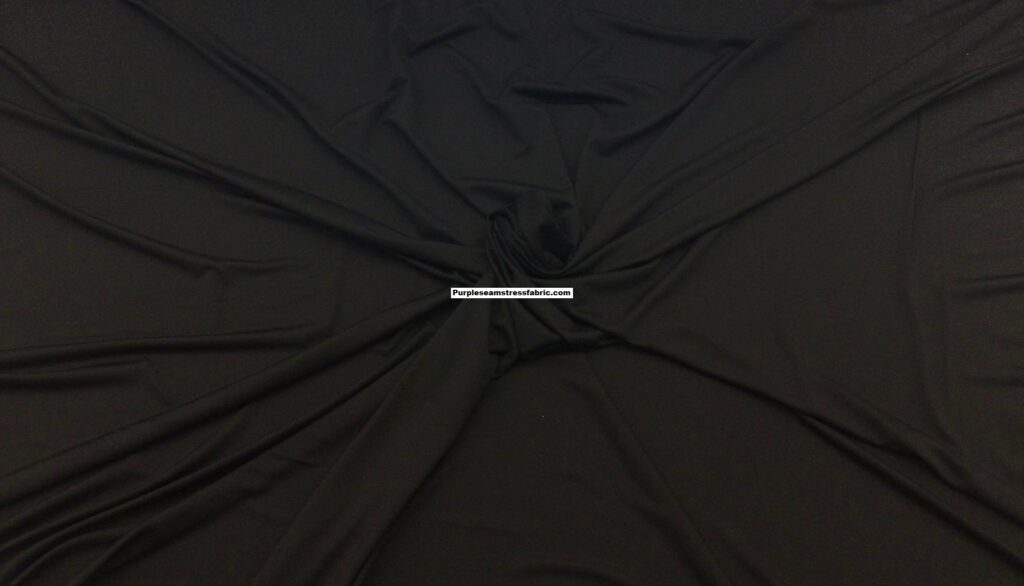 Black Swimsuit Lining – Fabric – Purpleseamstress Fabric