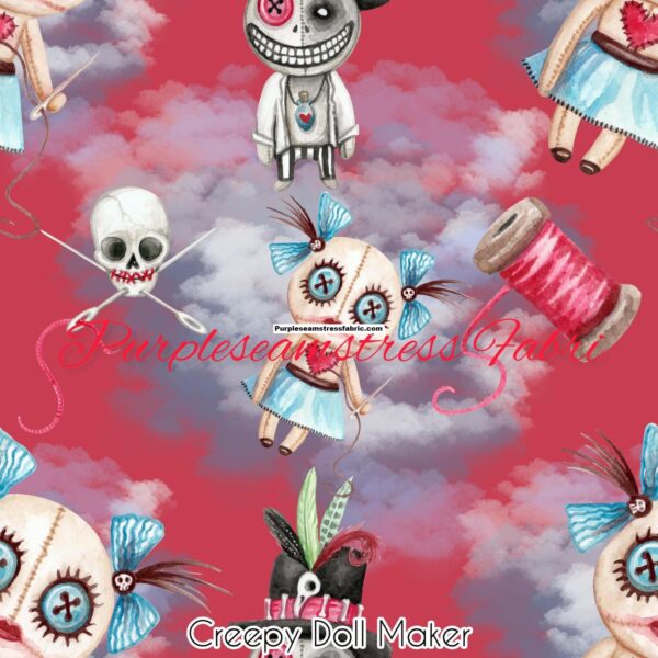 Creepy Doll Maker – Purpleseamstress Fabric
