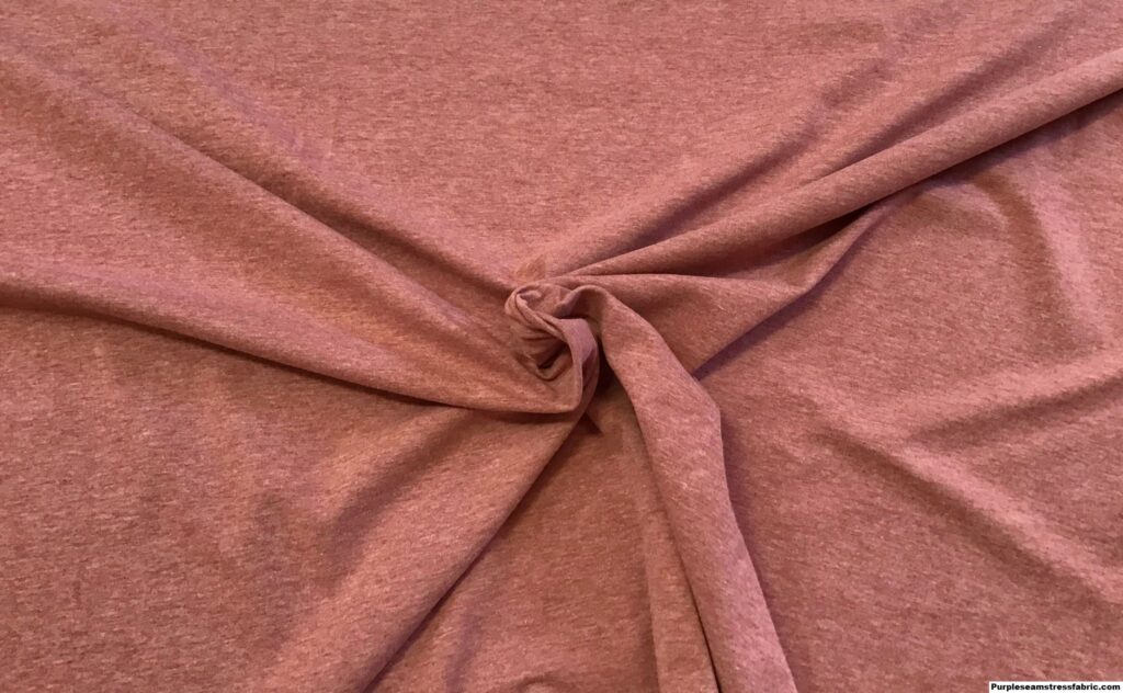 Heathered Burgundy Cotton Lycra – Purpleseamstress Fabric