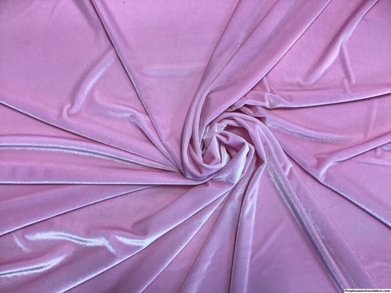Light Pink Stretch Velvet – Purpleseamstress Fabric