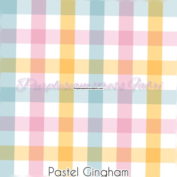 Pastel Gingham – Purpleseamstress Fabric