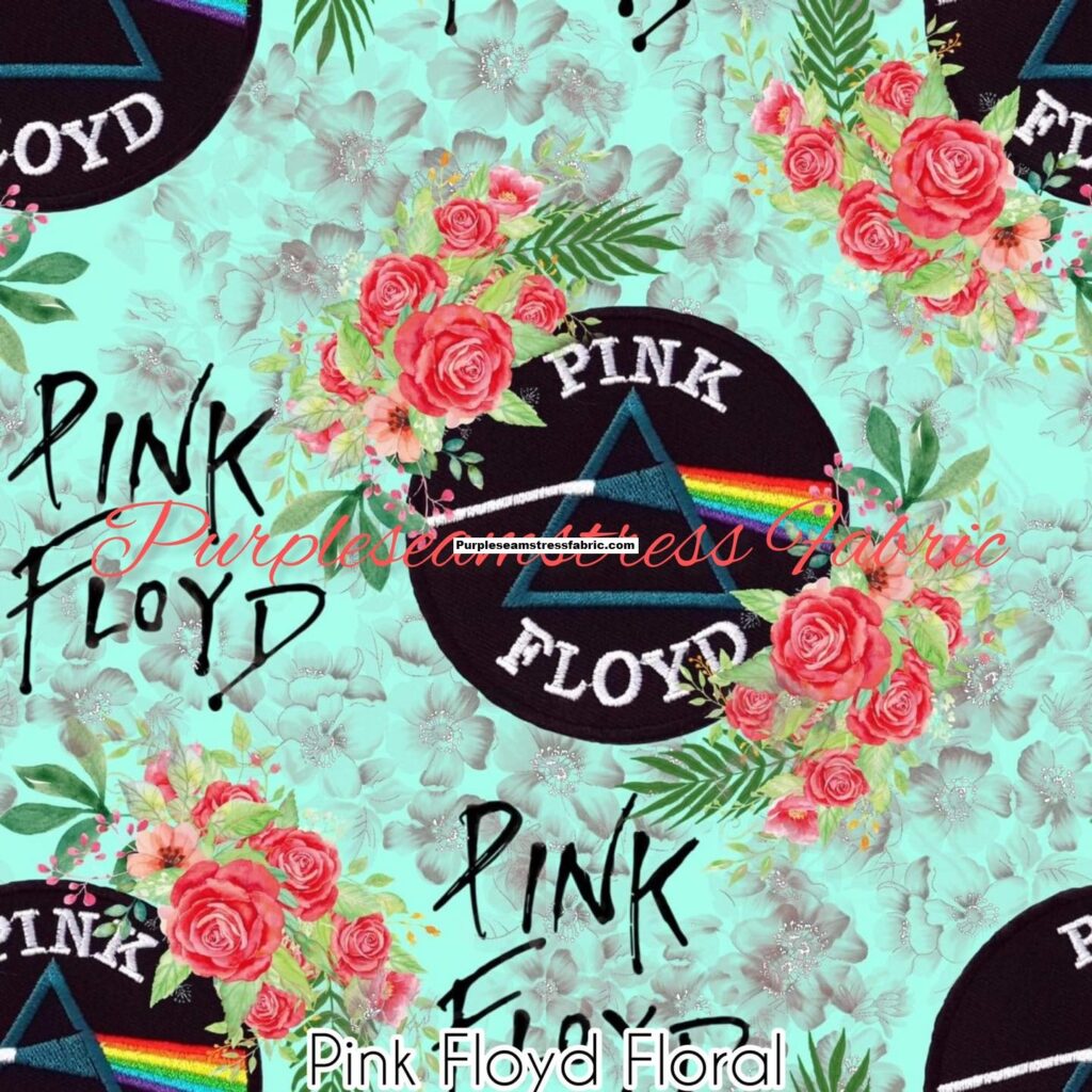 Pink Floyd Floral – Purpleseamstress Fabric
