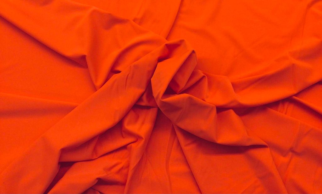 Solid Neon Orange Swimsuit – Fabric – Purpleseamstress Fabric
