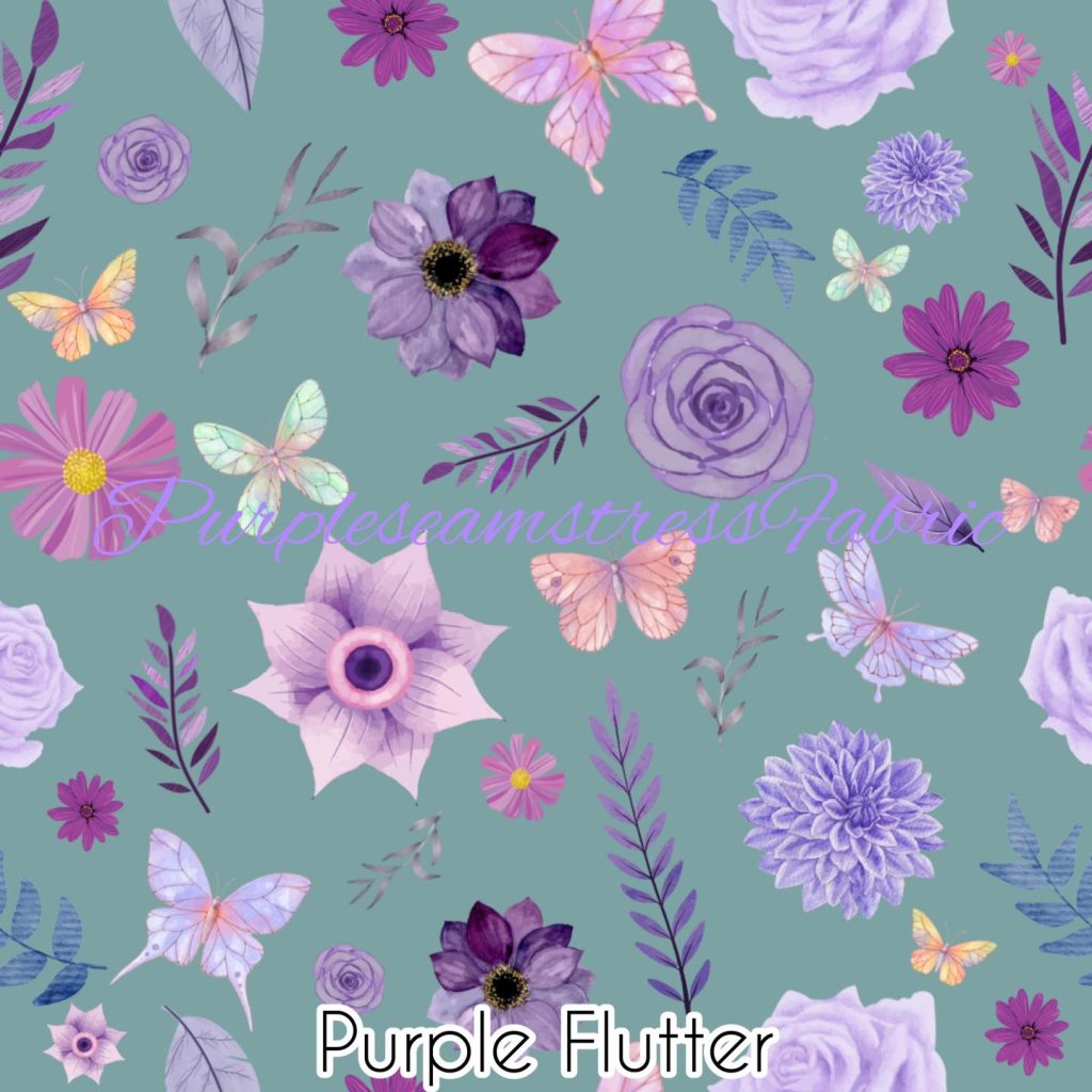 Purple Flutter – Purpleseamstress Fabric