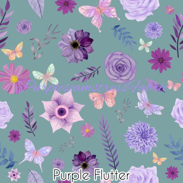 Purple Flutter – Purpleseamstress Fabric