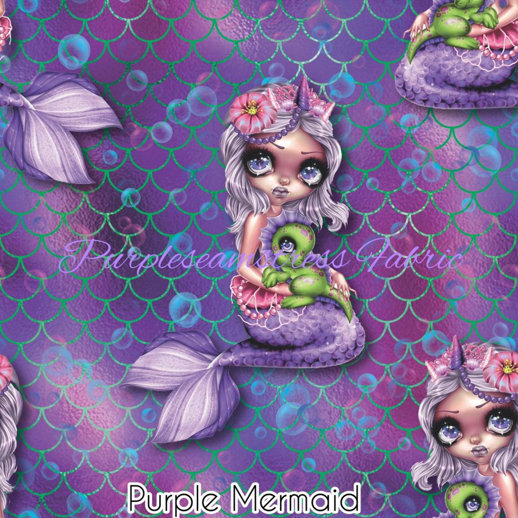 Purple Mermaid – Fabric – Purpleseamstress Fabric