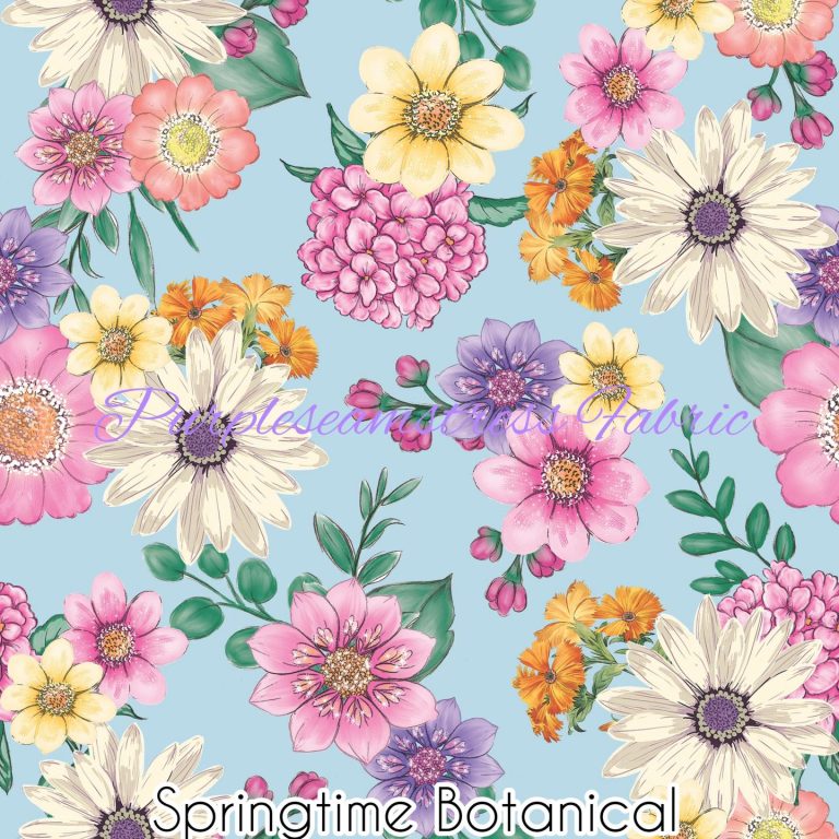 Springtime Botanicals – Fabric – Purpleseamstress Fabric