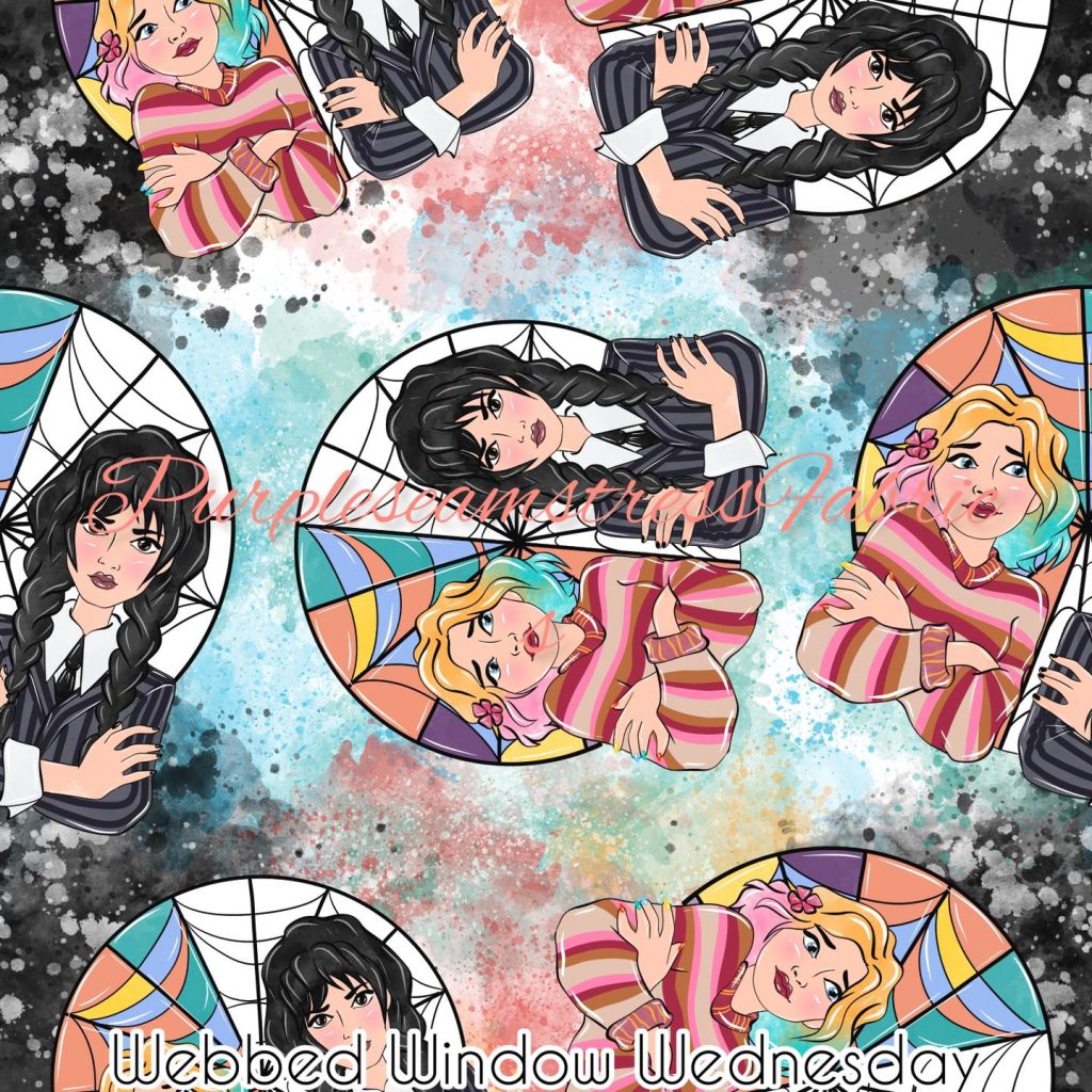 Webbed Window Wednesday Cotton Lycra – Purpleseamstress Fabric