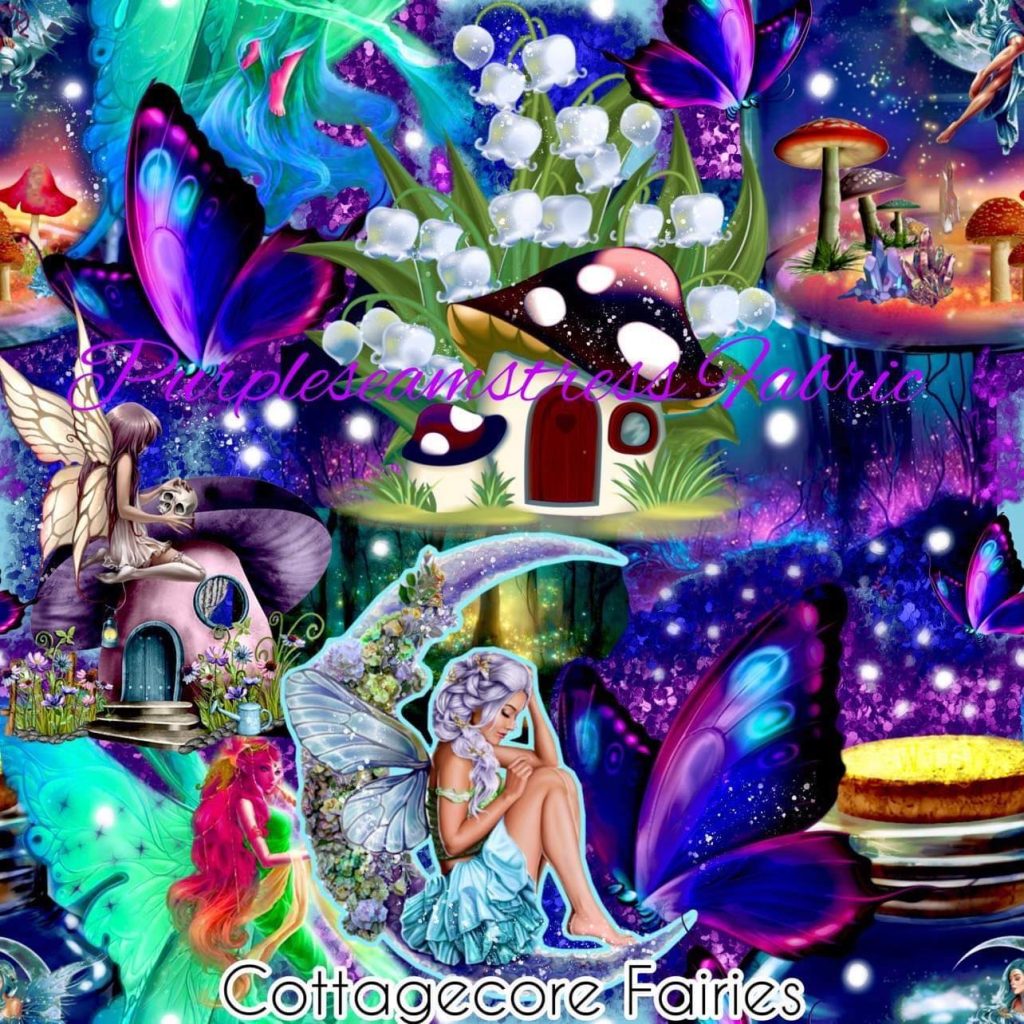 Cottagecore Fairies – Purpleseamstress Fabric