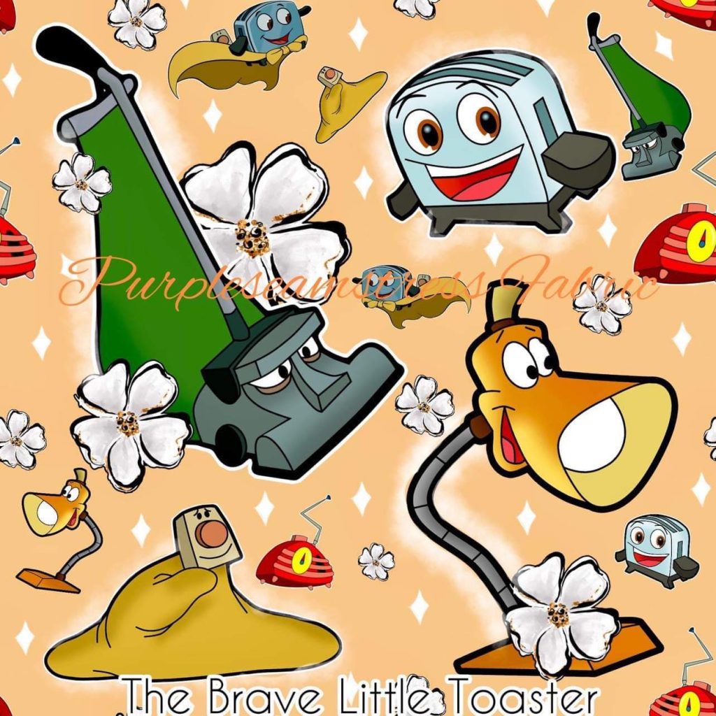 The Brave Little Toaster – Fabric – Purpleseamstress Fabric