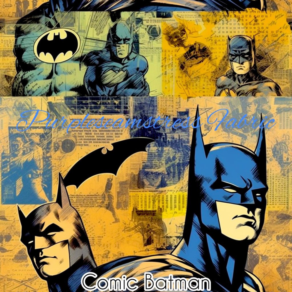 Comic Batman – Purpleseamstress Fabric