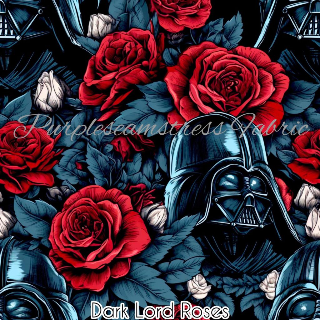 Dark Lord Roses – Purpleseamstress Fabric