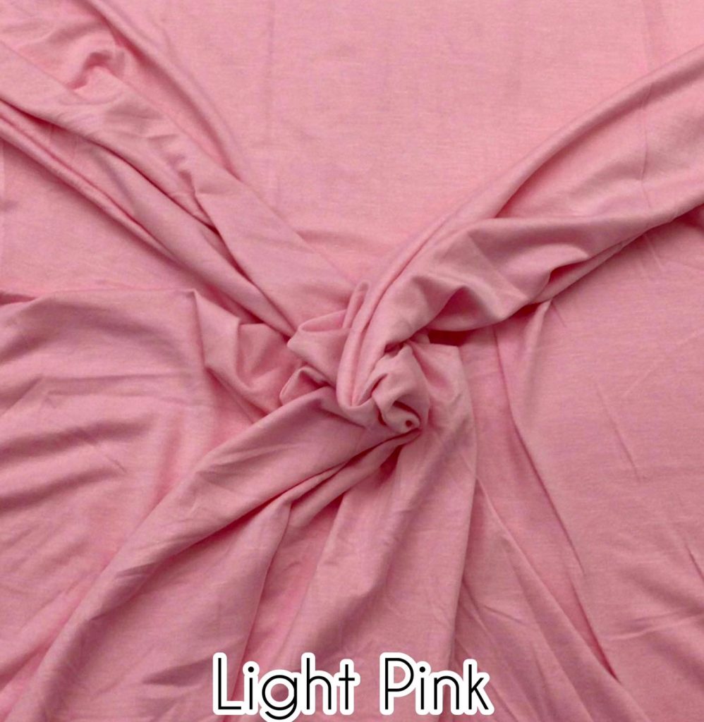 Solid Light Pink Modal – Fabric – Purpleseamstress Fabric