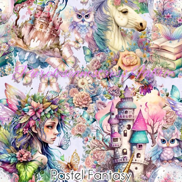 Pastel Fantasy Fairy – Purpleseamstress Fabric