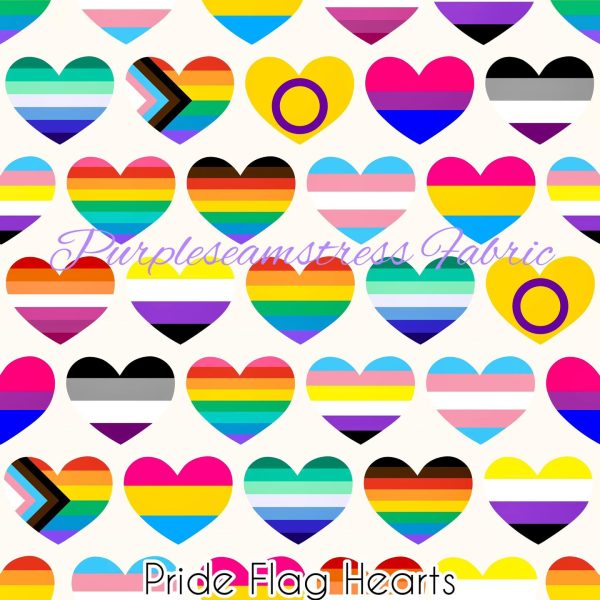 Pride Flag Hearts – Purpleseamstress Fabric