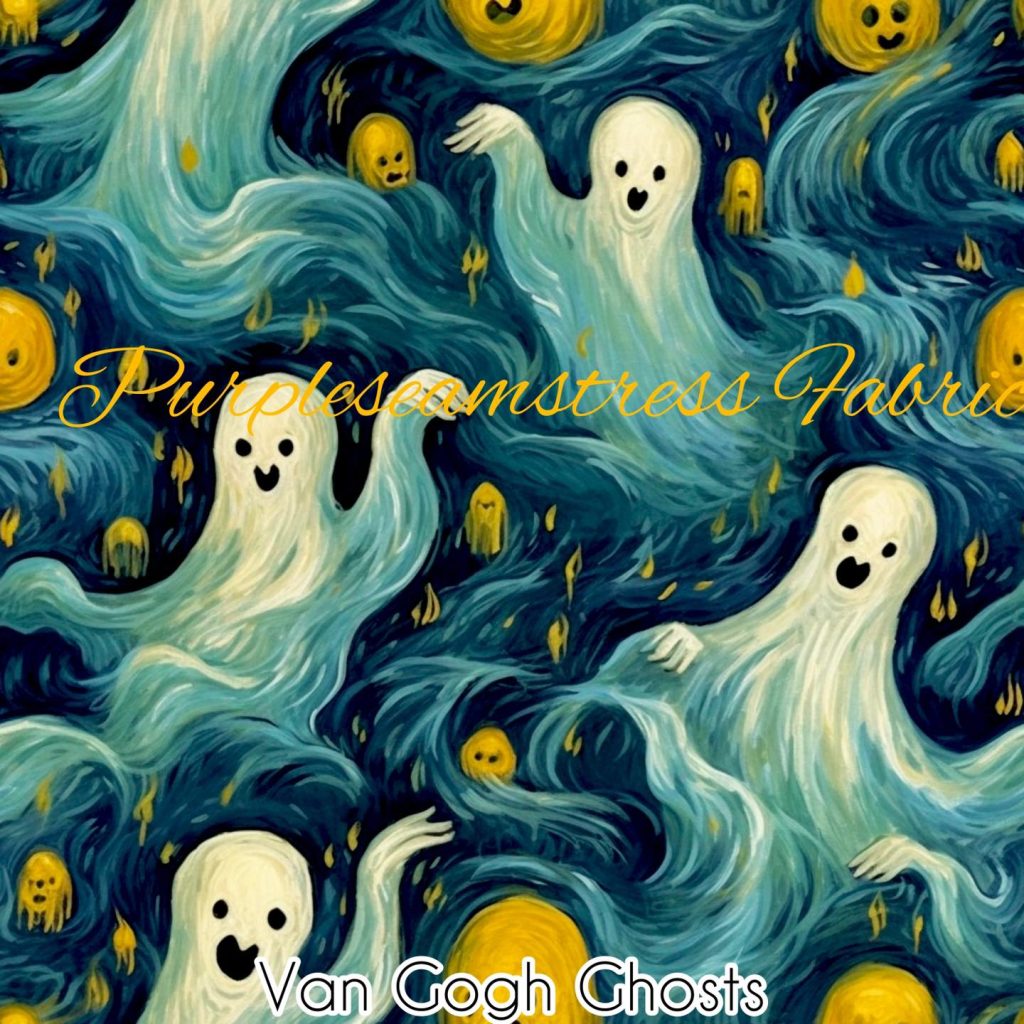 Van Gogh Ghosts – Purpleseamstress Fabric