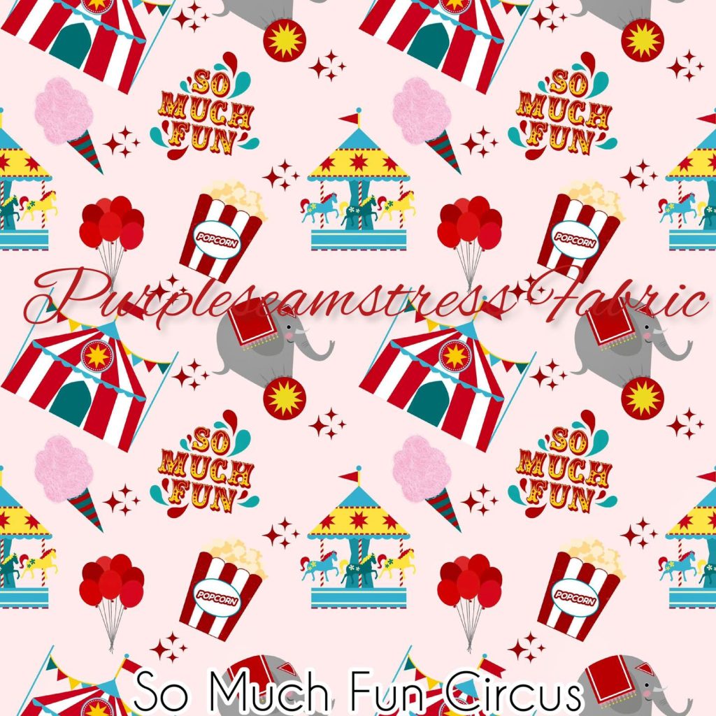 So Much Fun Circus – Fabric – Purpleseamstress Fabric