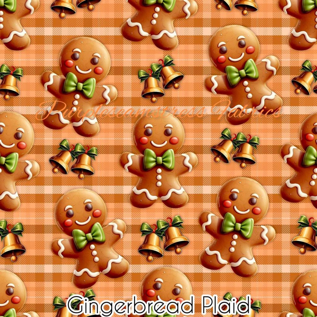 Gingerbread Plaid – Fabric – Purpleseamstress Fabric