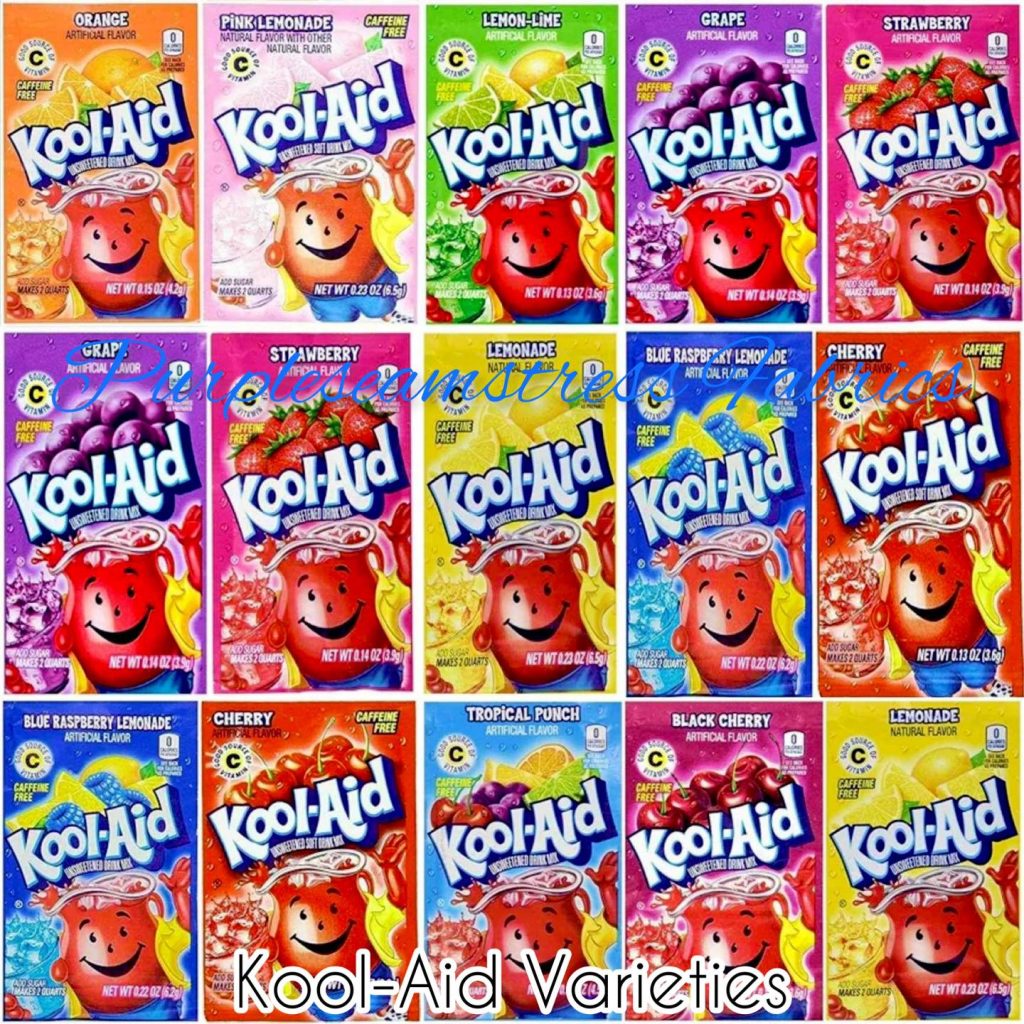 Kool-Aid Varieties – Fabric – Purpleseamstress Fabric