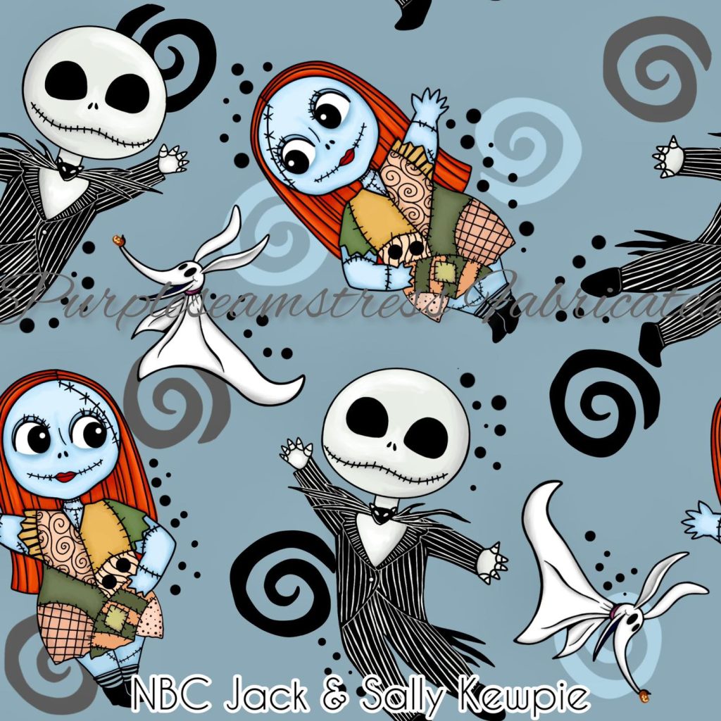 NBC Jack & Sally Kewpie – Fabric – Purpleseamstress Fabric