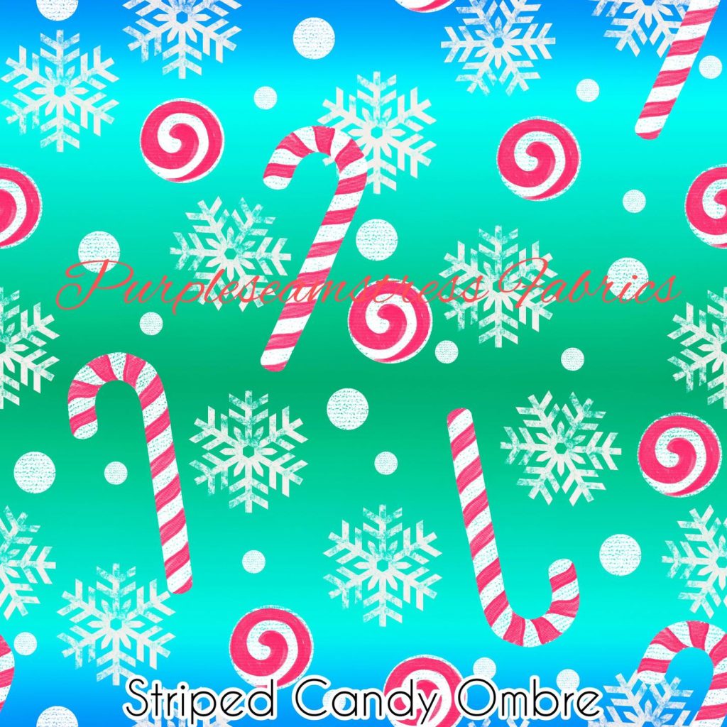 Striped Candy Ombre – Fabric – Purpleseamstress Fabric